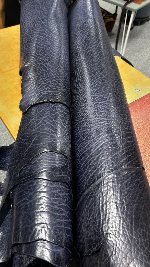 MCW - Ltd. Edition Midnight Blue Big Grain Bison – Mitchell Leather